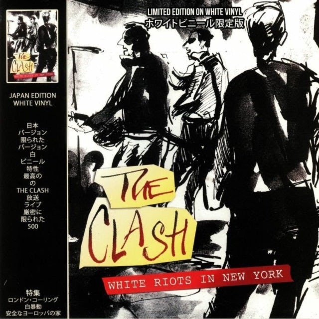 The Clash LP - White Riots In New York - White Vinyl