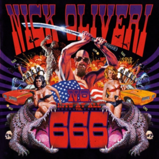 Nick Oliveri LP - N.O. Hits At All - Vol. 666 (Coloured Vinyl)