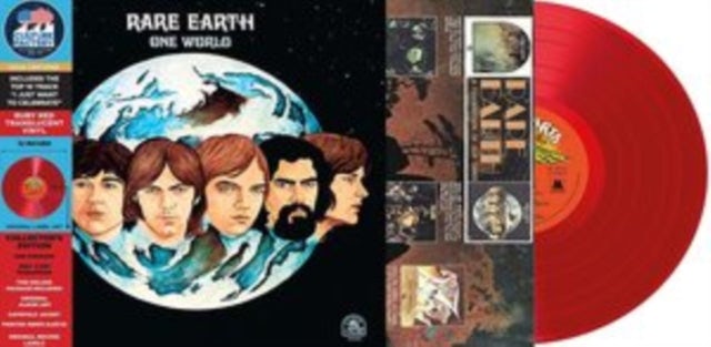 Rare Earth LP - One World (Red Vinyl)