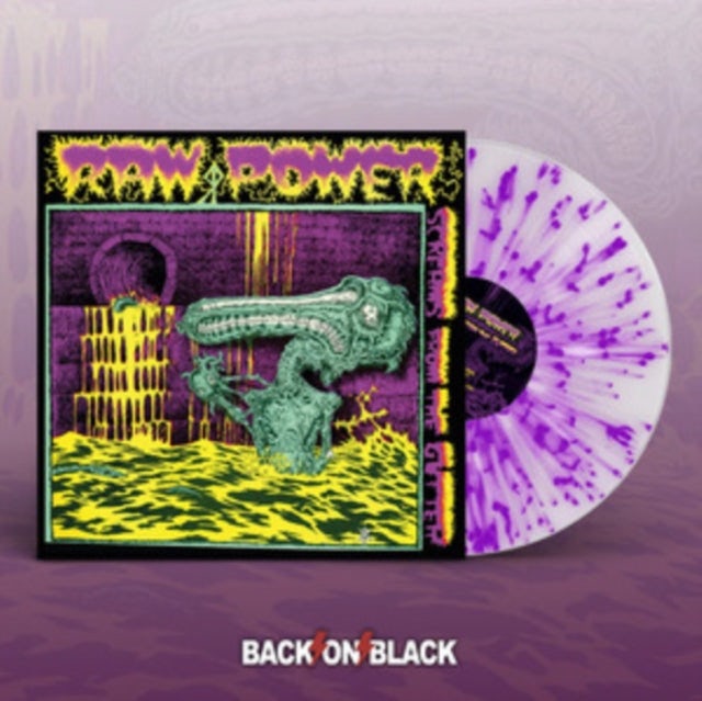 Raw Power LP - Screams From The Gutter (White / Purple Splatter Vinyl)