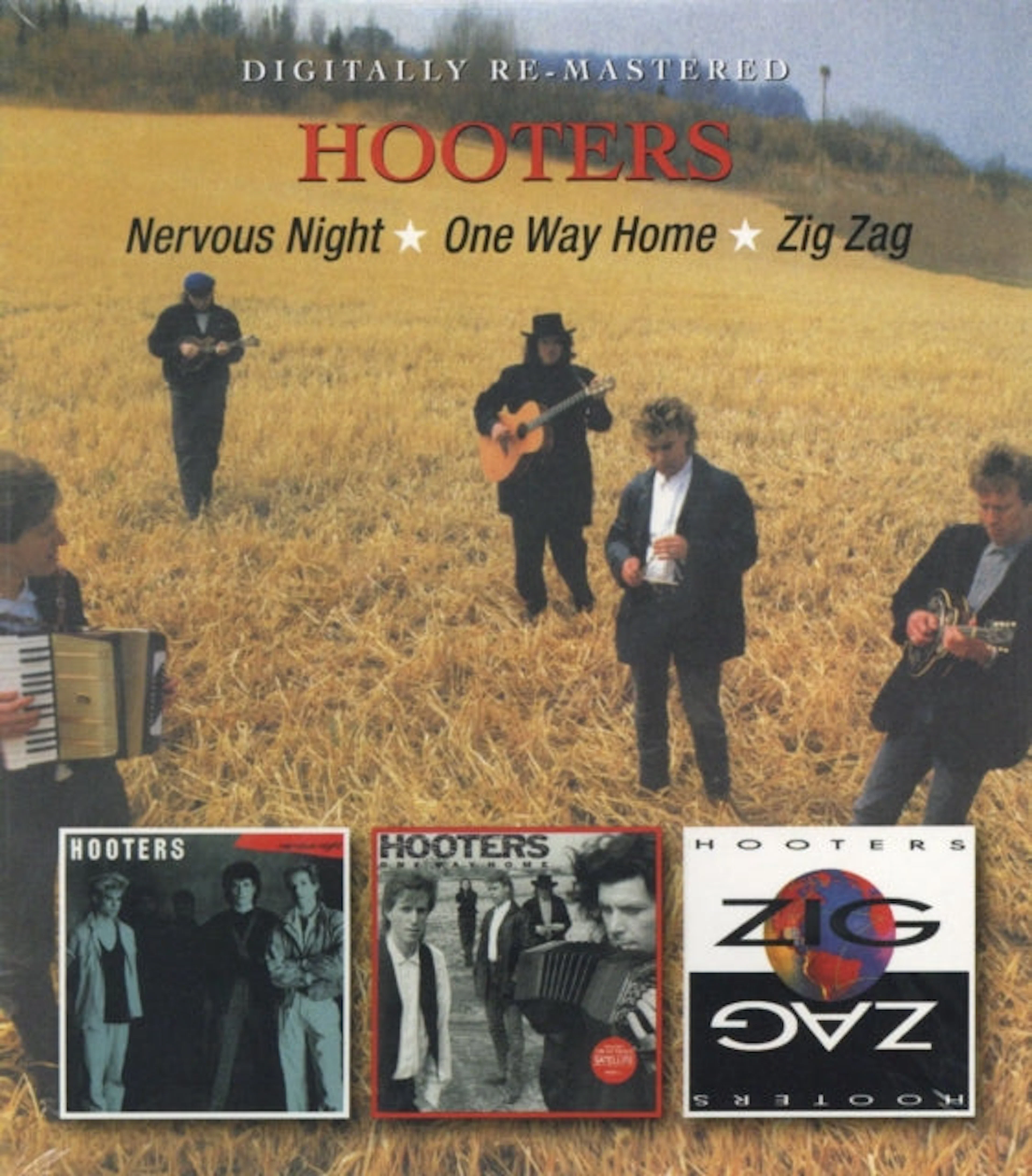 The Hooters CD - Nervous Night / One Way Home / Zig Zag