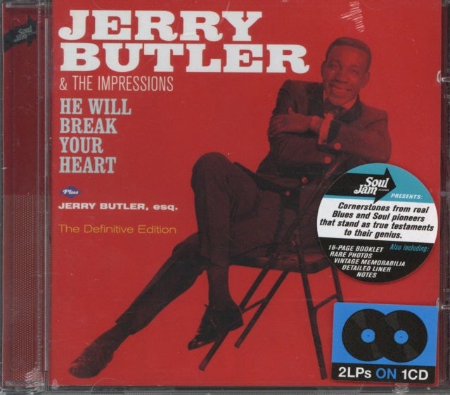 Jerry Butler CD - He Will Break Your Heart / Jerry Butler. Esq.