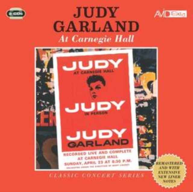 Judy Garland CD - Classic Concert Series: Judy At Carnegie Hall - Judy ...