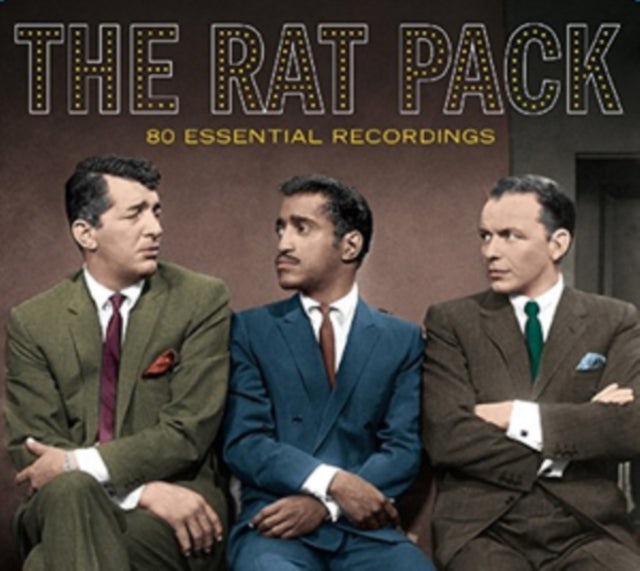 The Rat Pack CD - Sinatra - Davis - Martin - 80 Essential Recordings