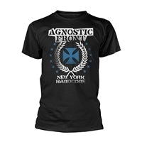 Agnostic Front T Shirt - Blue Iron Cross