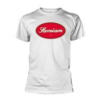 Samiam T Shirt - Oval Logo - White (Organic Ts)
