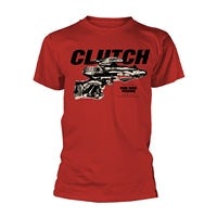 Clutch T Shirt - Pure Rock Wizards (Red)
