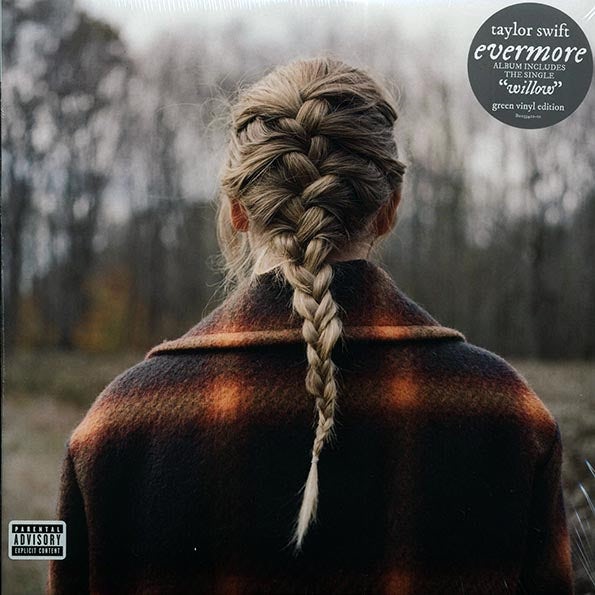 Taylor Swift LP - Evermore (+ 3 bonus tracks) (2xLP) (green vinyl)