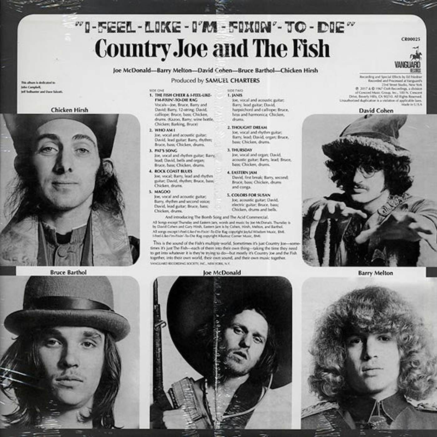 Country Joe & The Fish LP - I Feel Like I'm Fixin' To Die (180g) (Vinyl)