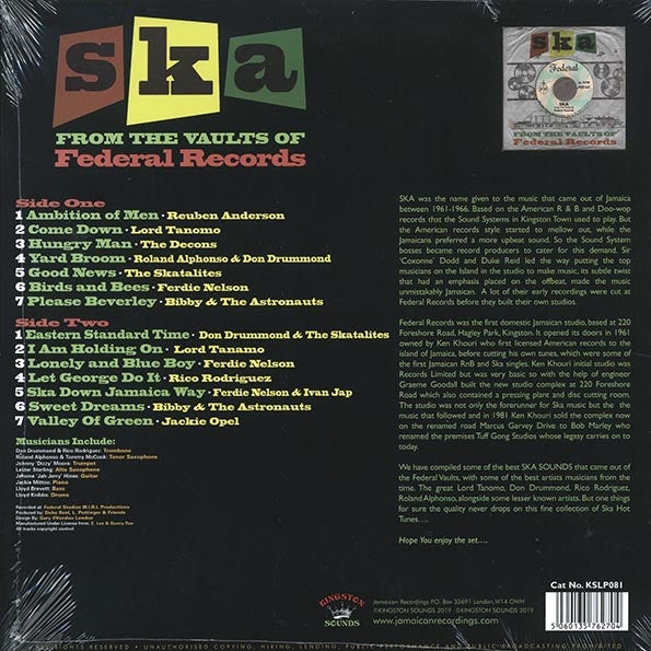 Jamaican Ska Merch and Vinyl | Merchbar