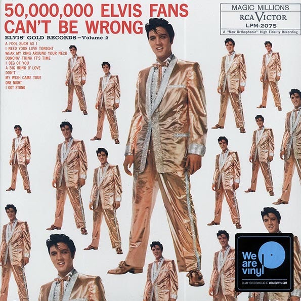 Elvis Presley LP - 50,000,000 Elvis Fans Can't Be Wrong: Elvis' Gold ...