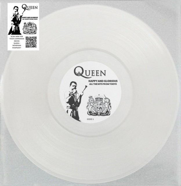 Queen LP - Happy And Glorious - All The Hits From Tokyo (White Vinyl)
