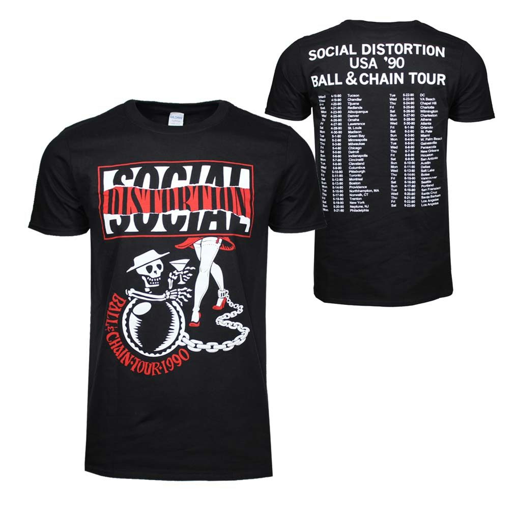 Social Distortion Ball Chain - T Shirt
