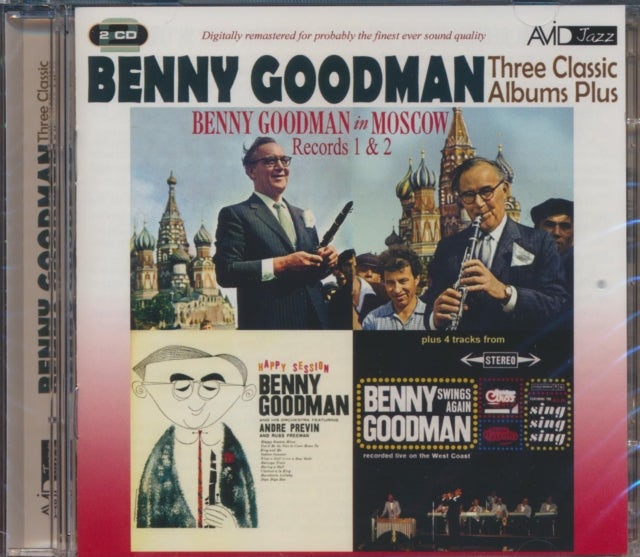 Benny Goodman CD - Three Classic Albums Plus (Benny Goodman In Moscow ...