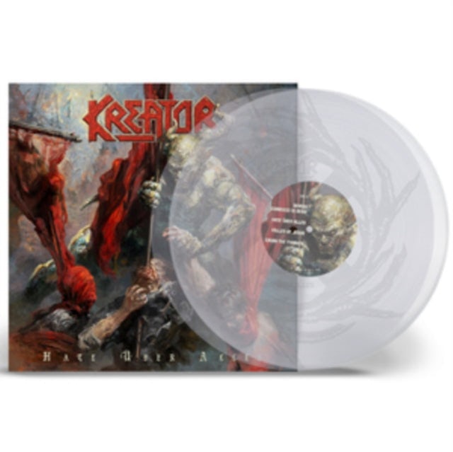 Kreator LP - Hate Uber Alles (Transparent Crystal Clear Vinyl) (Etched ...