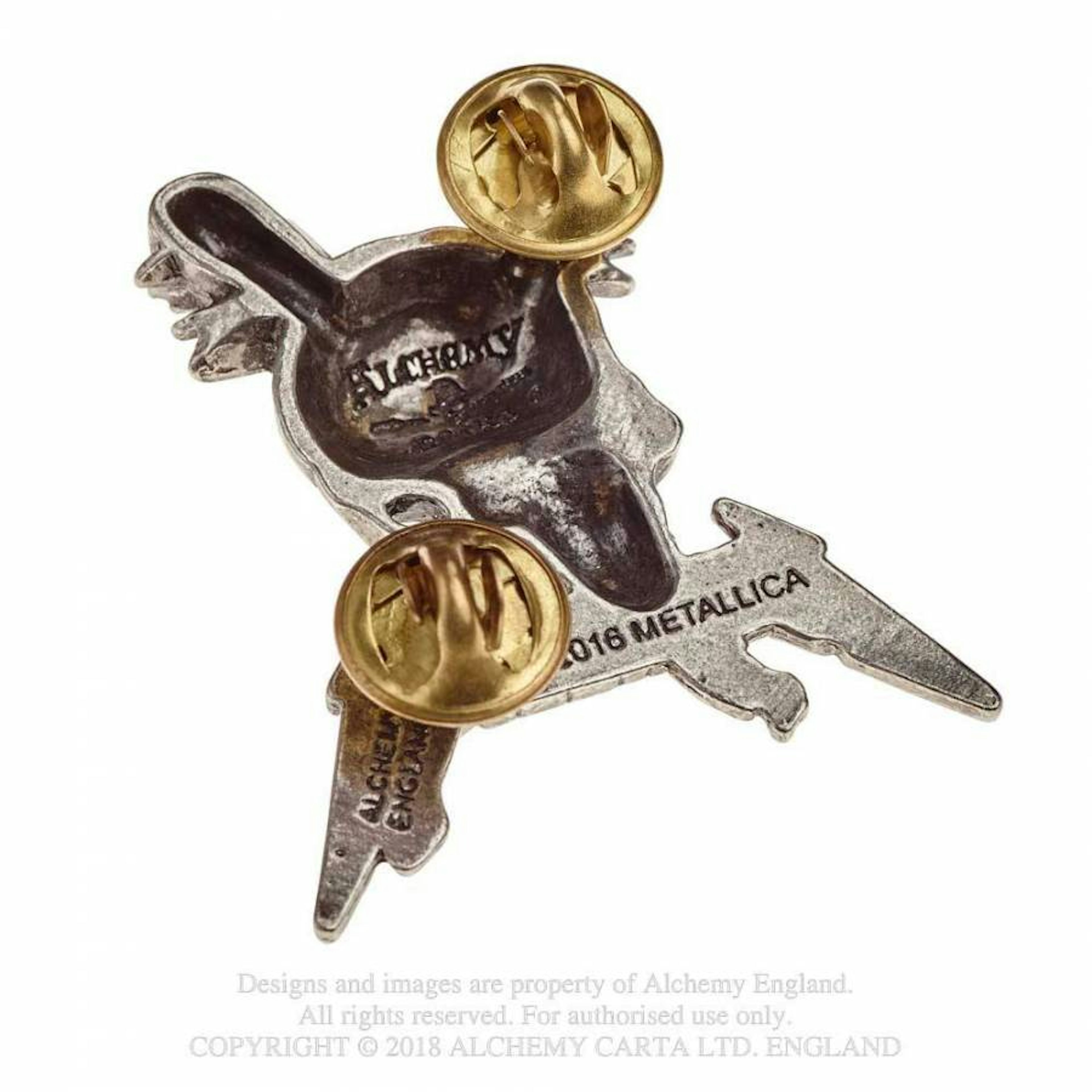 Metallica Pin Badge - Damage Inc. Skull