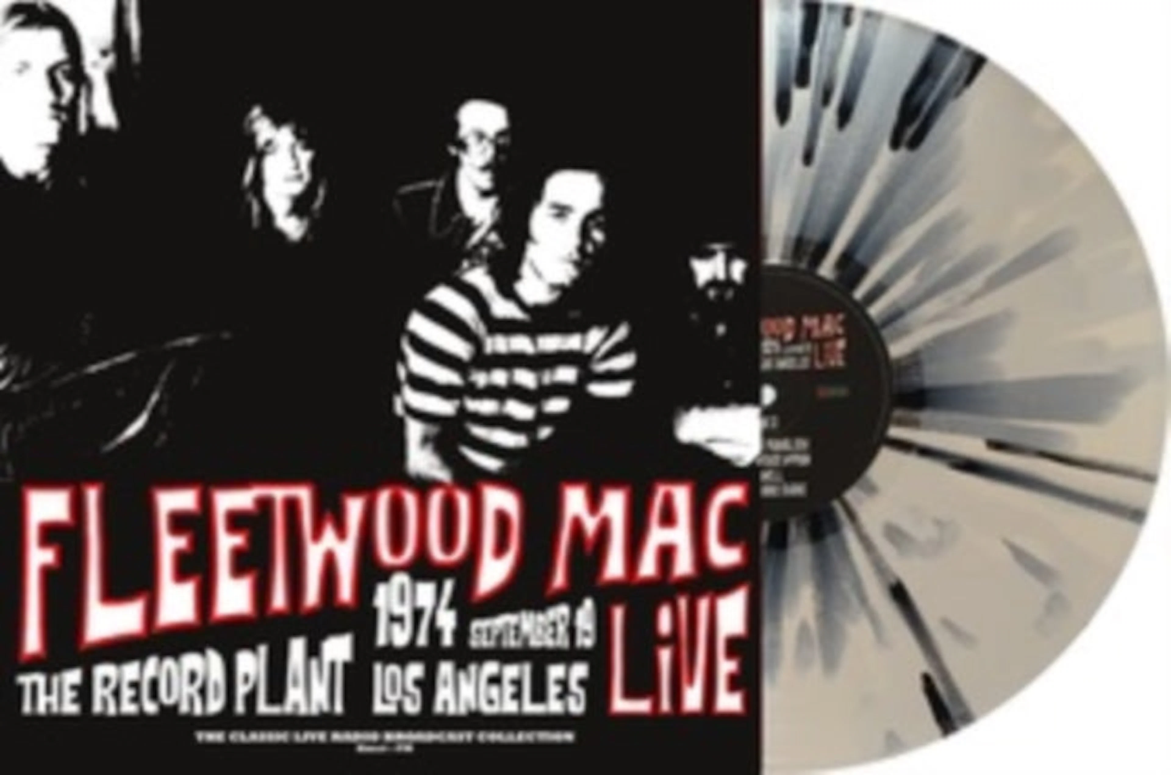 Fleetwood Mac LP - Live At The Record Plant 1974 (White/Black Splatter ...