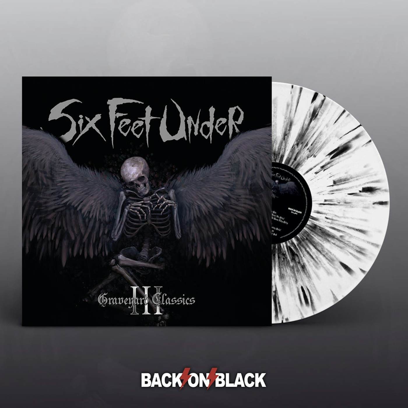 Six Feet Under LP - Graveyard Classics Iii (White W/ Black Splatter Vinyl)