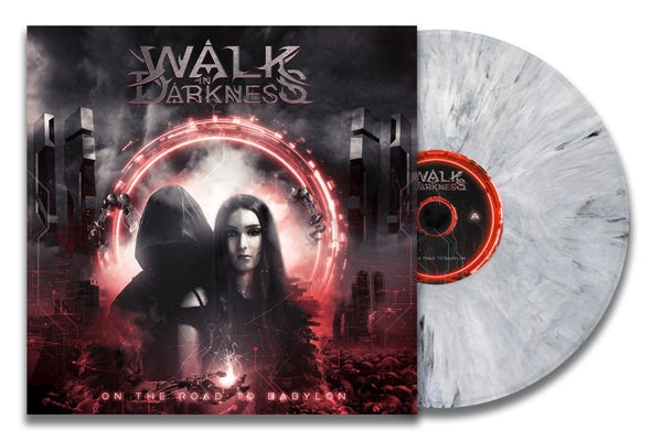 Walk in Darkness LP - On The Road To Babylon (White/Black Vinyl)