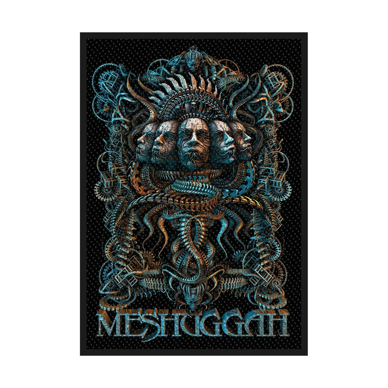 Meshuggah Sew-On Patch - 5 Faces