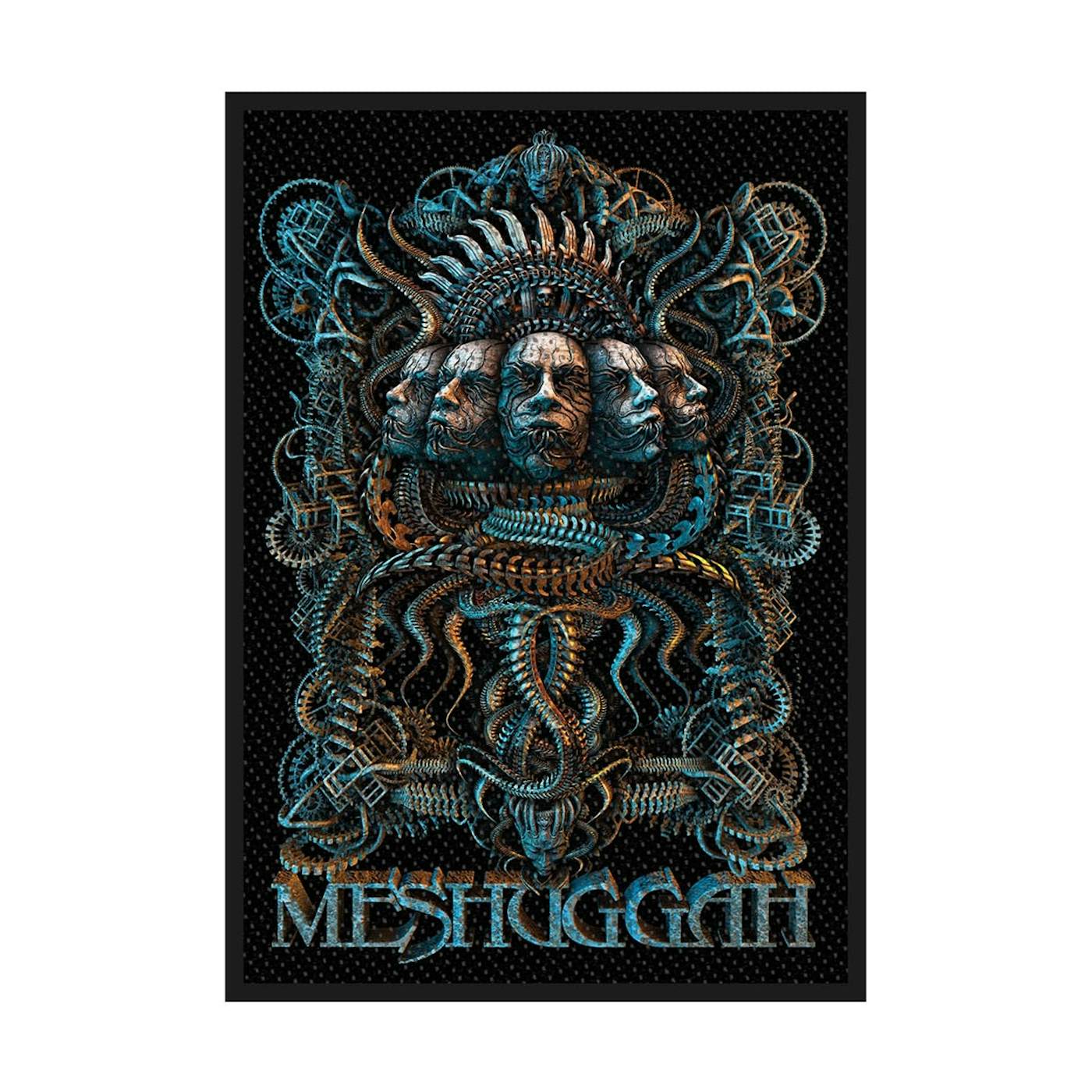 Meshuggah Sew-On Patch - 5 Faces