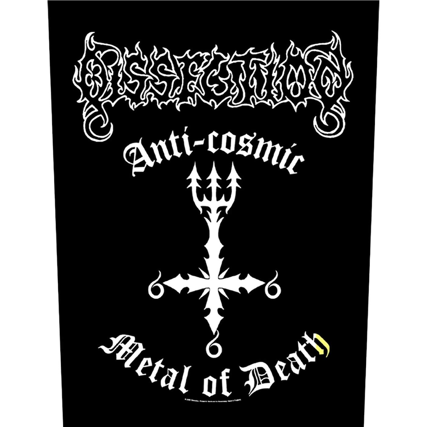 Dissection Back Patch - Anti-Cosmic Metal Of Death (Backpatch)
