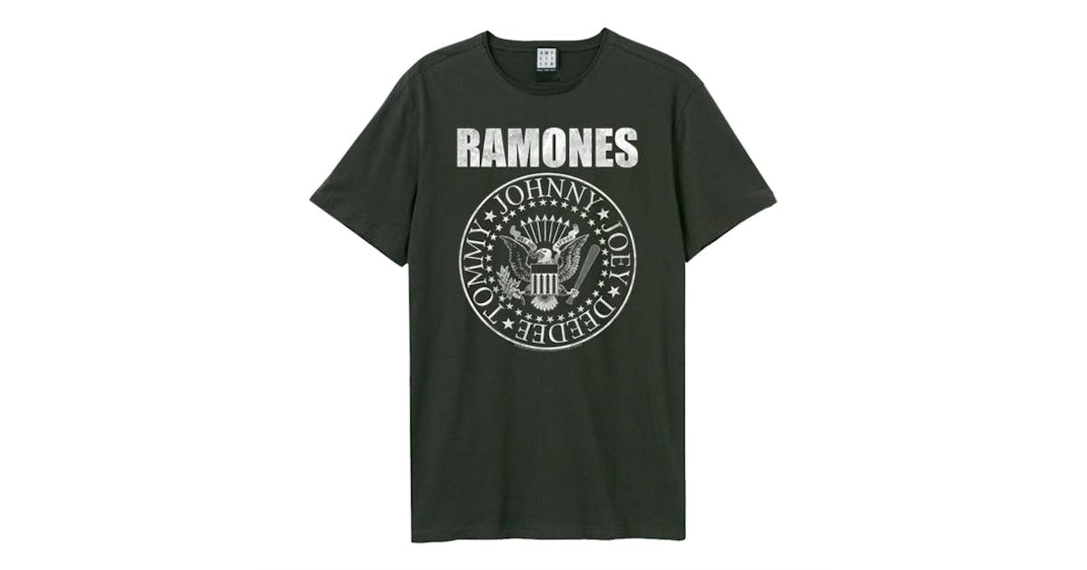 Ramones Vintage T Shirt Amplified Classic Seal