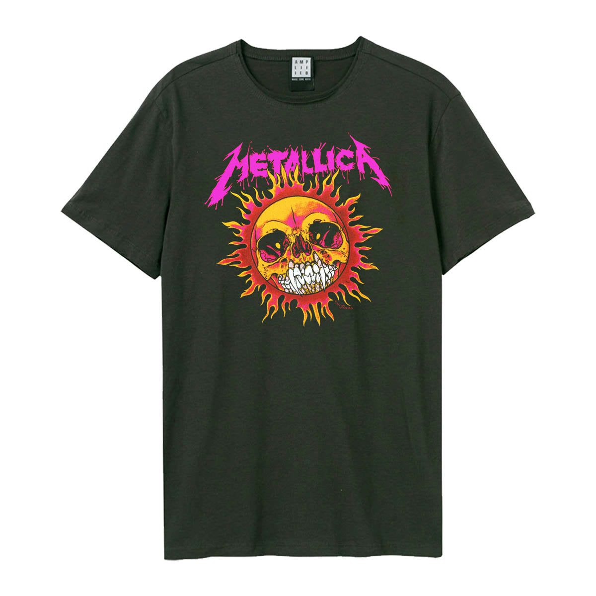 Metallica T Shirt - Neon Sun Tour Amplified Vintage