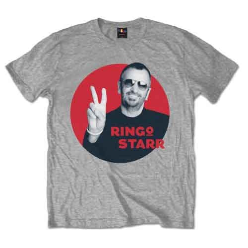 Ringo Starr T Shirt - Peace Red Circle