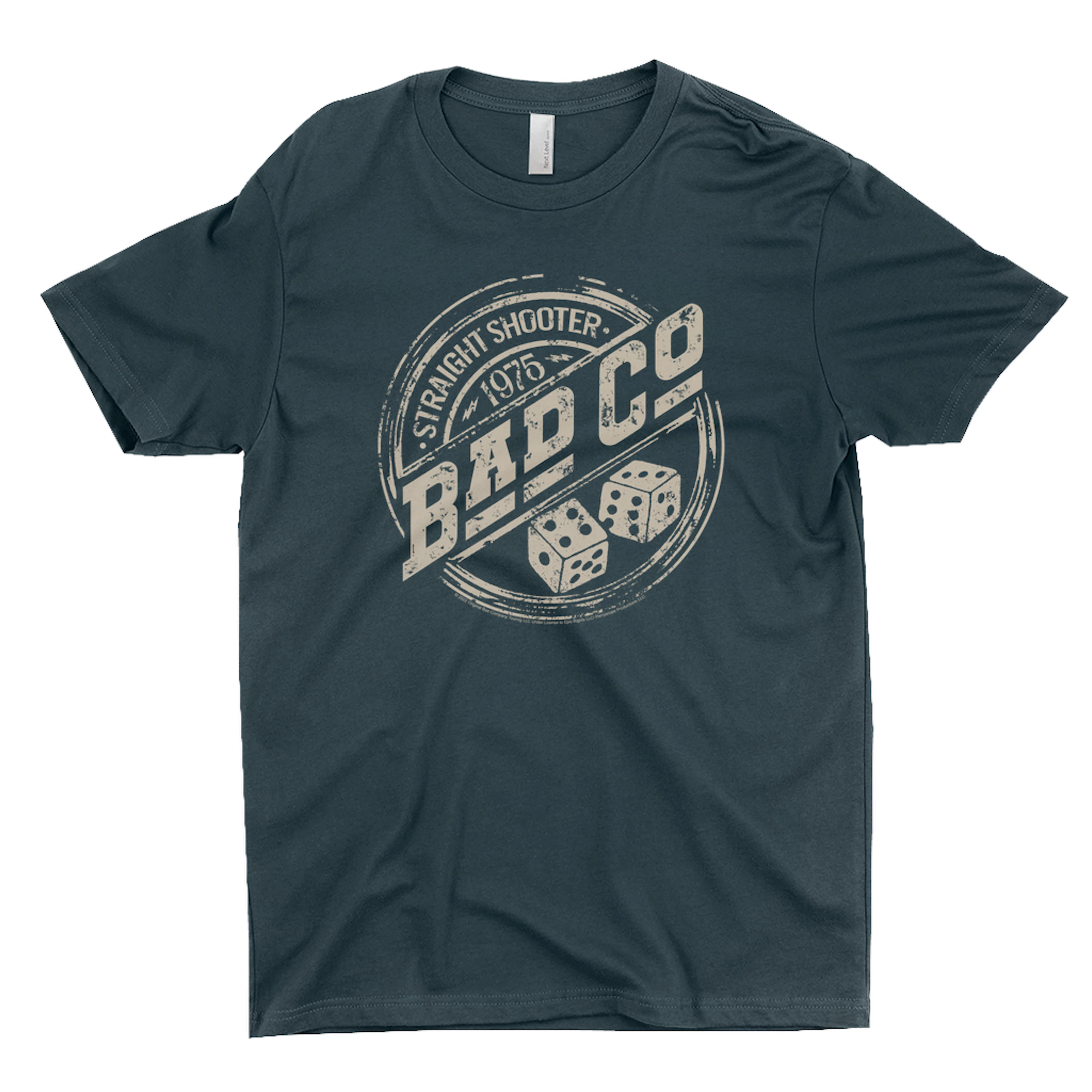 Bad Company T-Shirt | Straight Shooter 1975 Distressed Logo Bad Company ...
