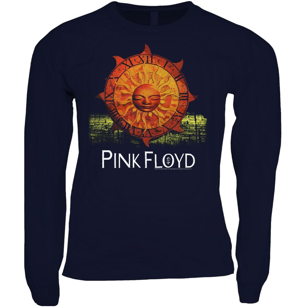 Pink Floyd Long Sleeve Shirt | Sundial Brockum Design Distressed Pink ...