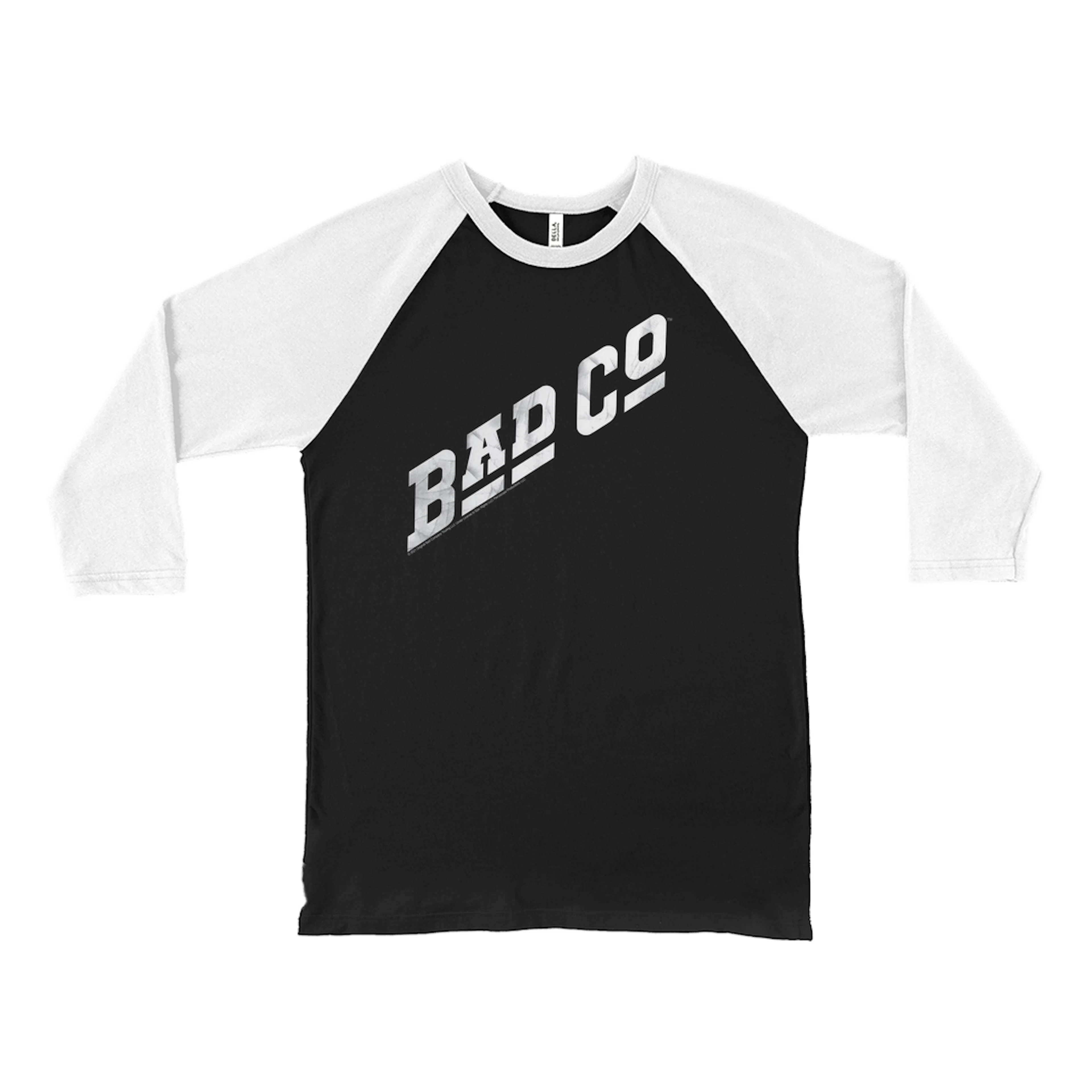 Bad Company 3/4 Sleeve Baseball Tee | Bad Company Logo Design Bad ...