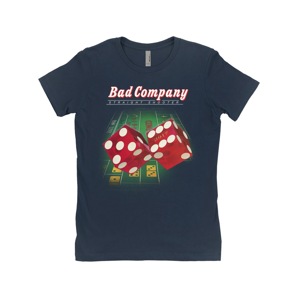 Bad Company Ladies' Boyfriend T-Shirt | Straight Shooter Album Cover ...