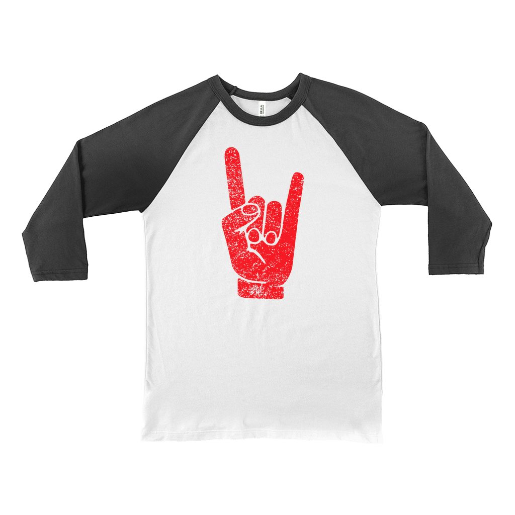 Merchbar Music Life 3/4 Sleeve Baseball Tee | The Sign Of Metal ...