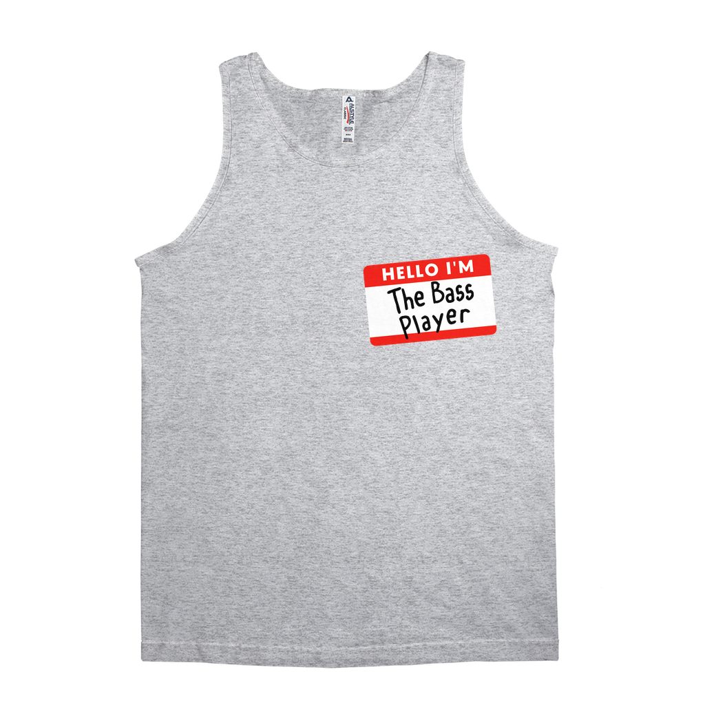 Merchbar Music Life Unisex Tank Top | Hello I'm The Bass Player ...
