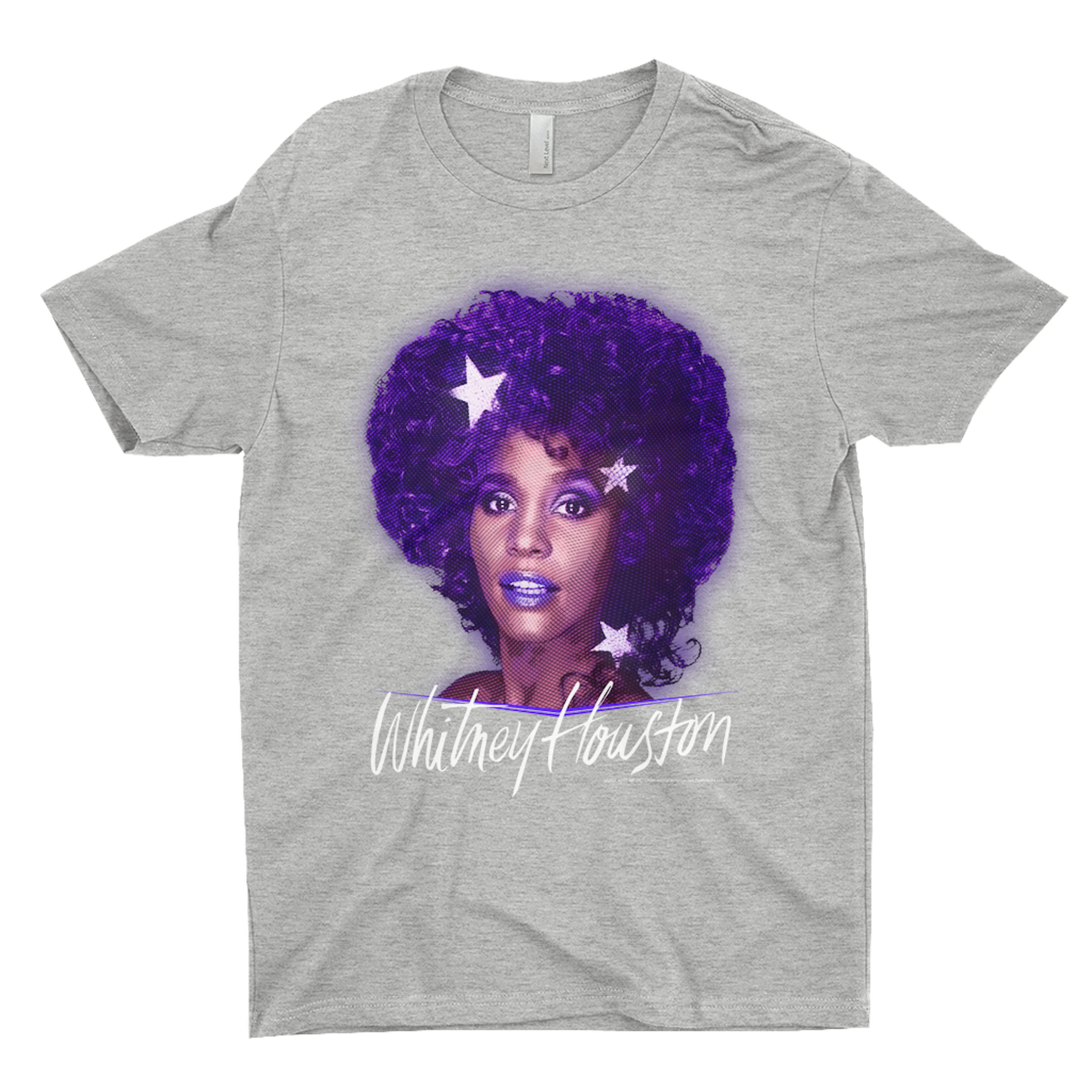 Whitney Houston T-Shirt | Whitney Album Photo Purple Design Whitney ...