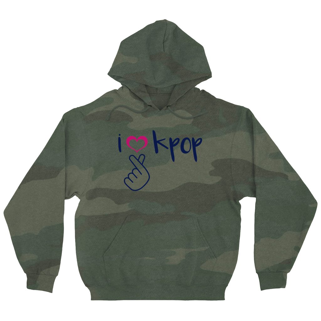 Merchbar Music Life Camo Hoodie | I Heart Kpop Merchbar Music Life ...