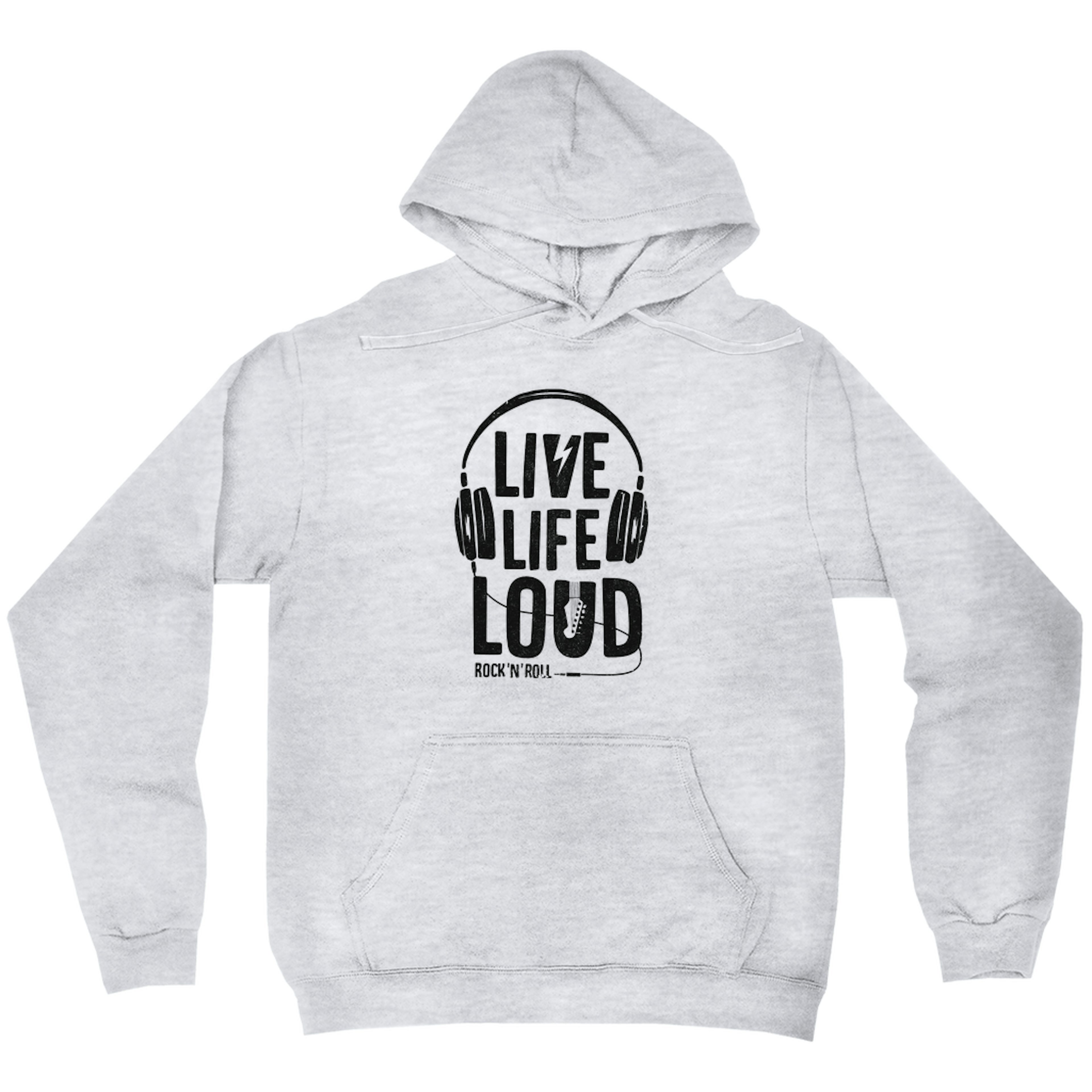 Merchbar Music Life Hoodie | Live Life Loud Merchbar Music Life Hoodie