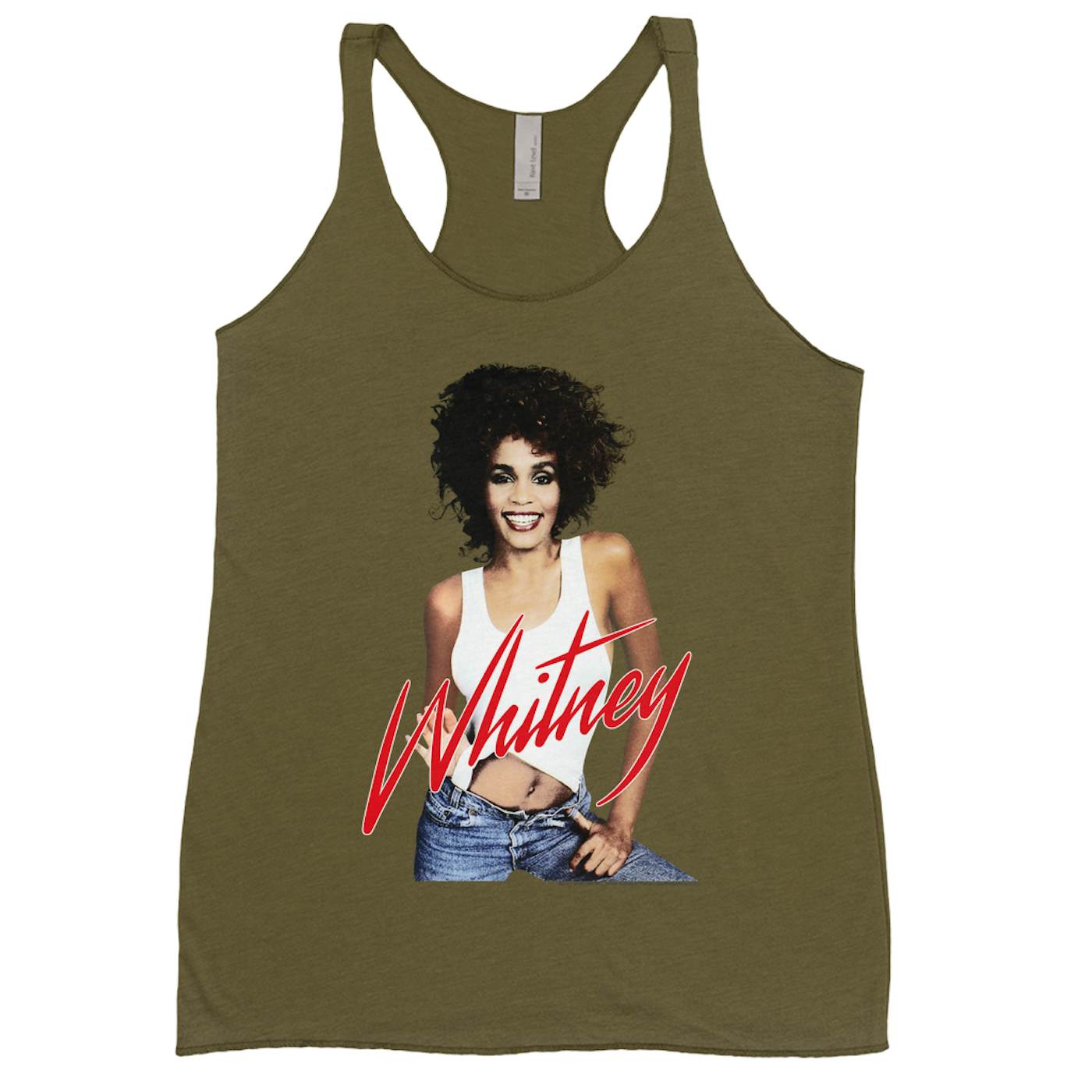 Whitney Houston Bold Colored Racerback Tank | Just Whitney Whitney ...