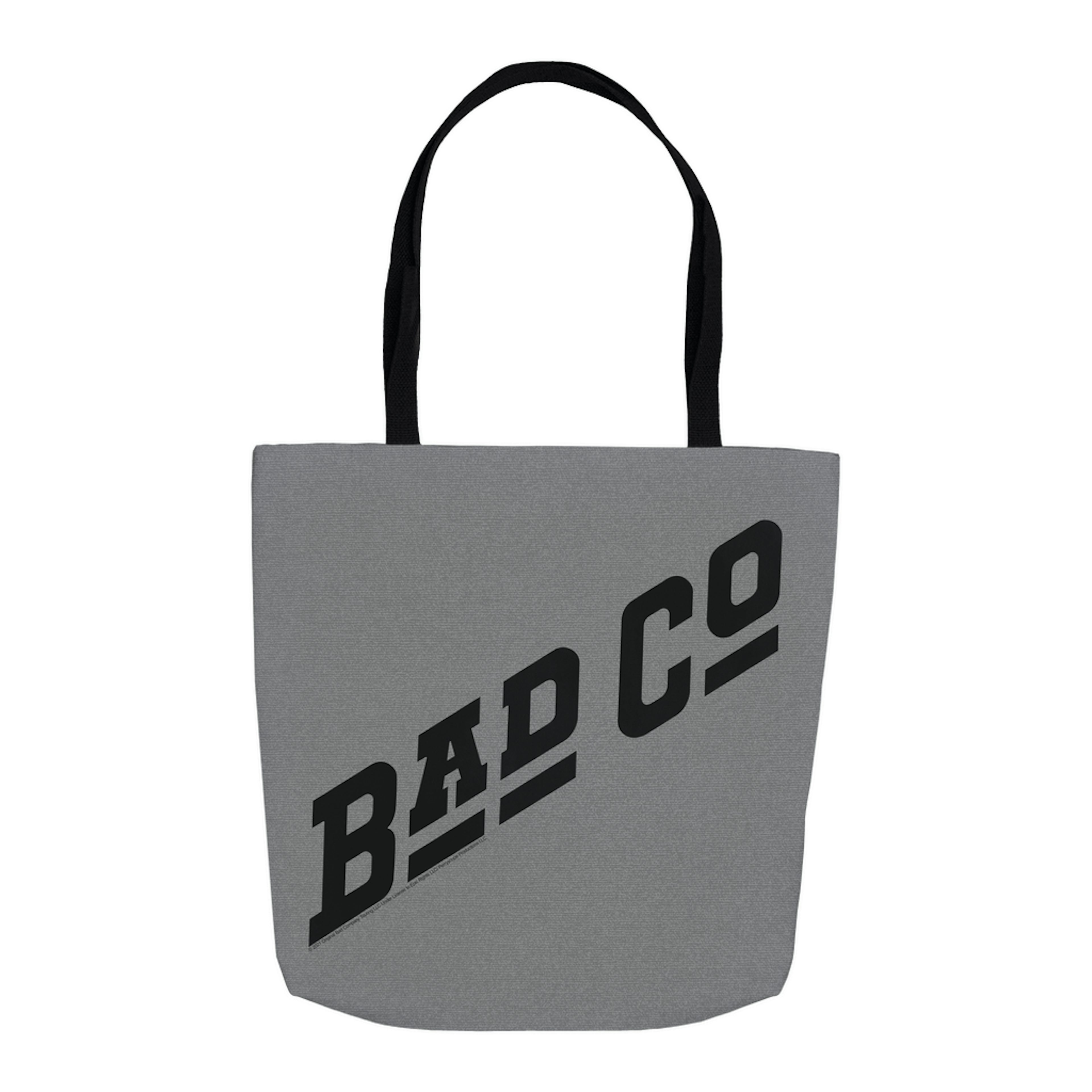 Bad Company Tote Bag | Classic Bad Company Logo Black Bad Company Bag ...
