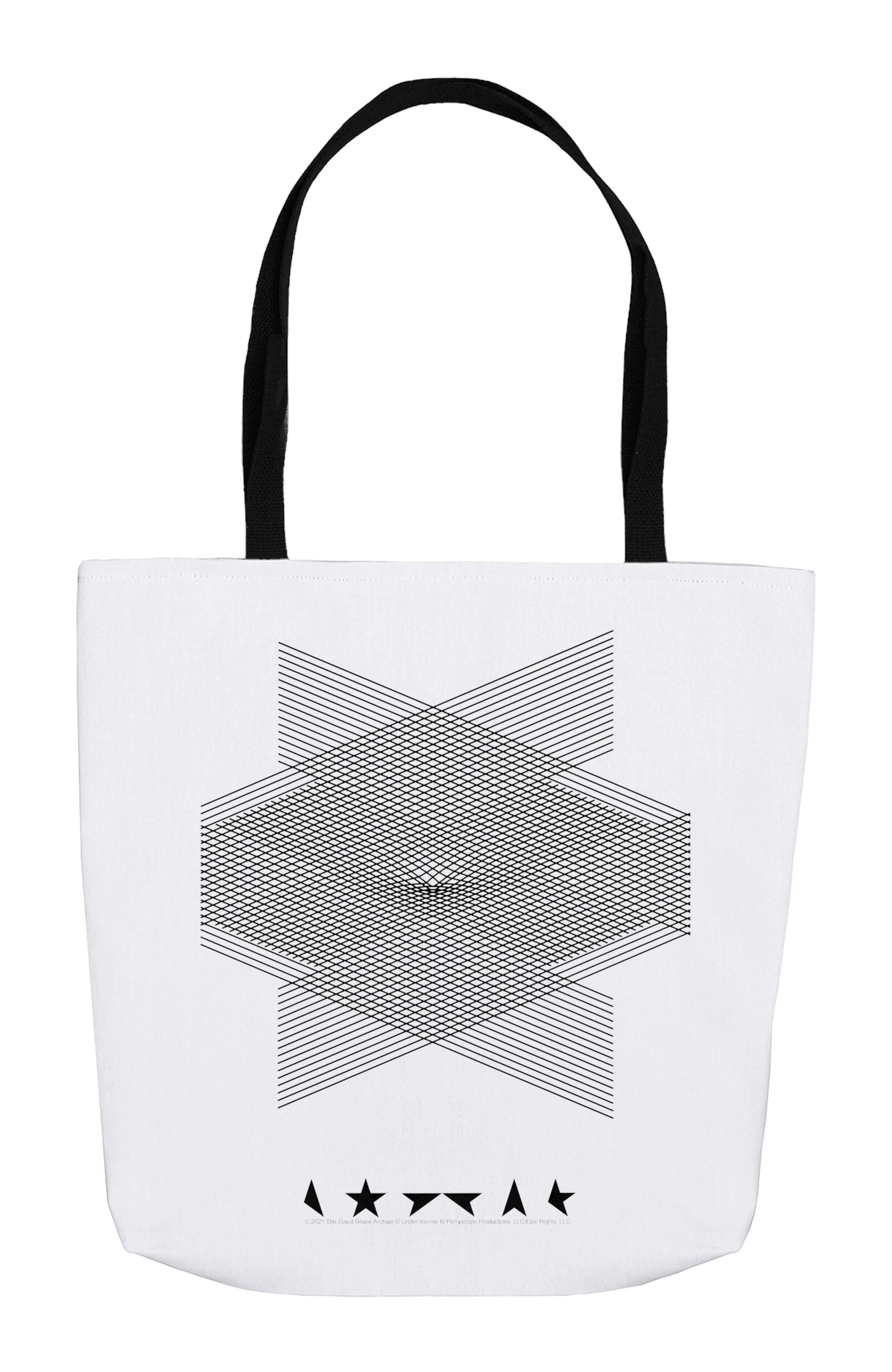 David Bowie Tote Bag | Blackstar Album Design David Bowie Bag (Merchbar ...