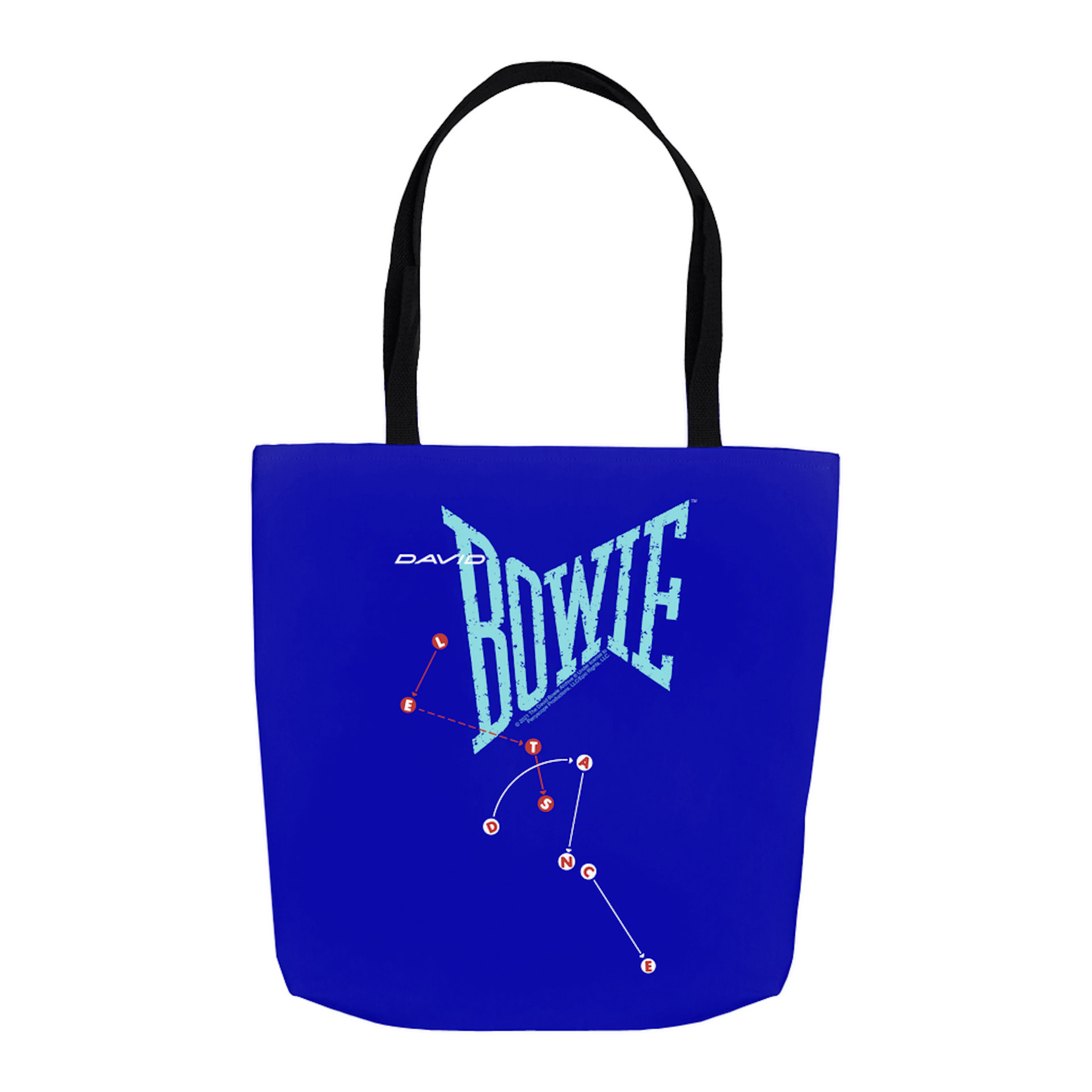 David Bowie Tote Bag | Let's Dance Logo David Bowie Bag (Merchbar ...