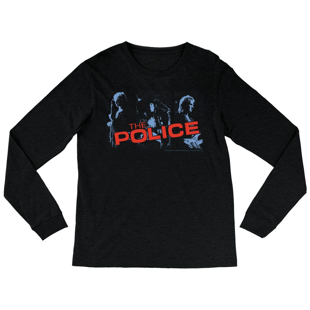 The Police Heather Long Sleeve Shirt | The Police Band Photo And Logo ...