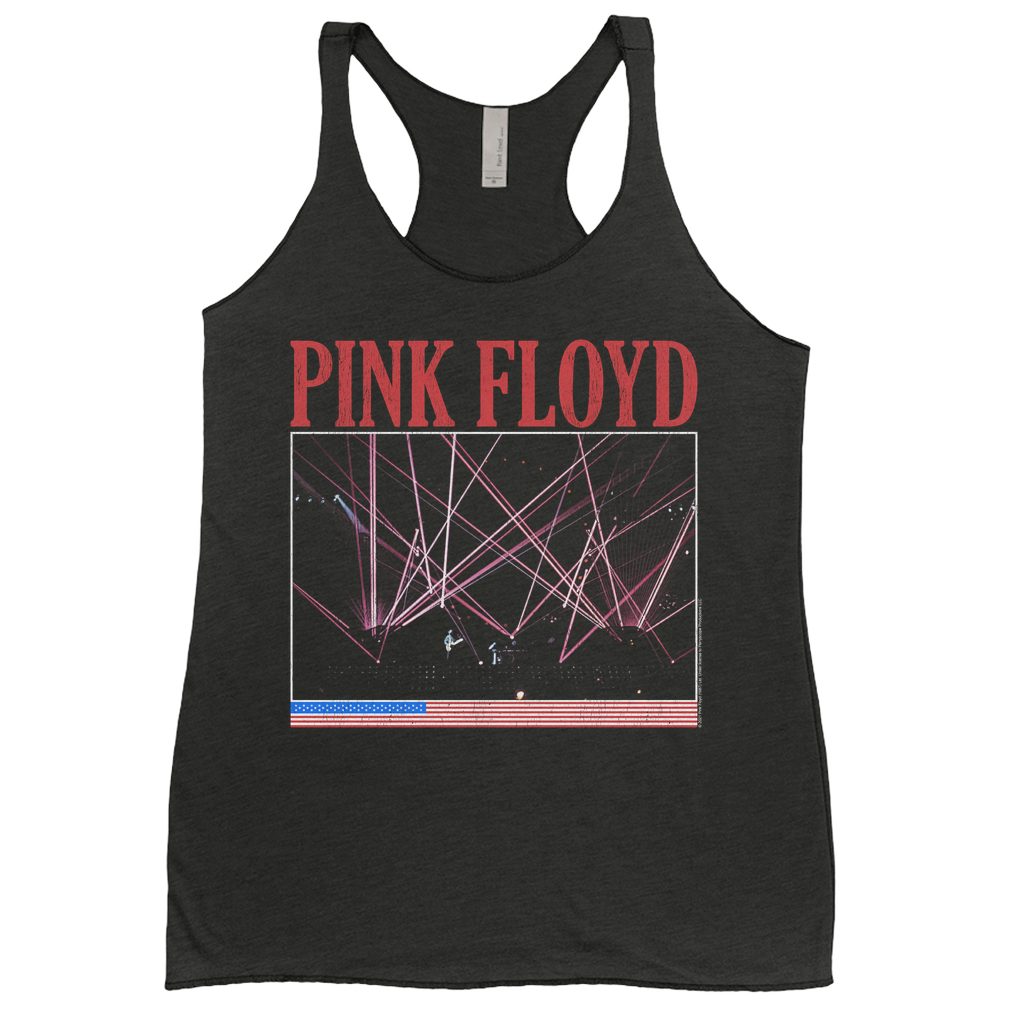 Pink Floyd Ladies' Tank Top | Laser Lights On Stage Concert Design ...