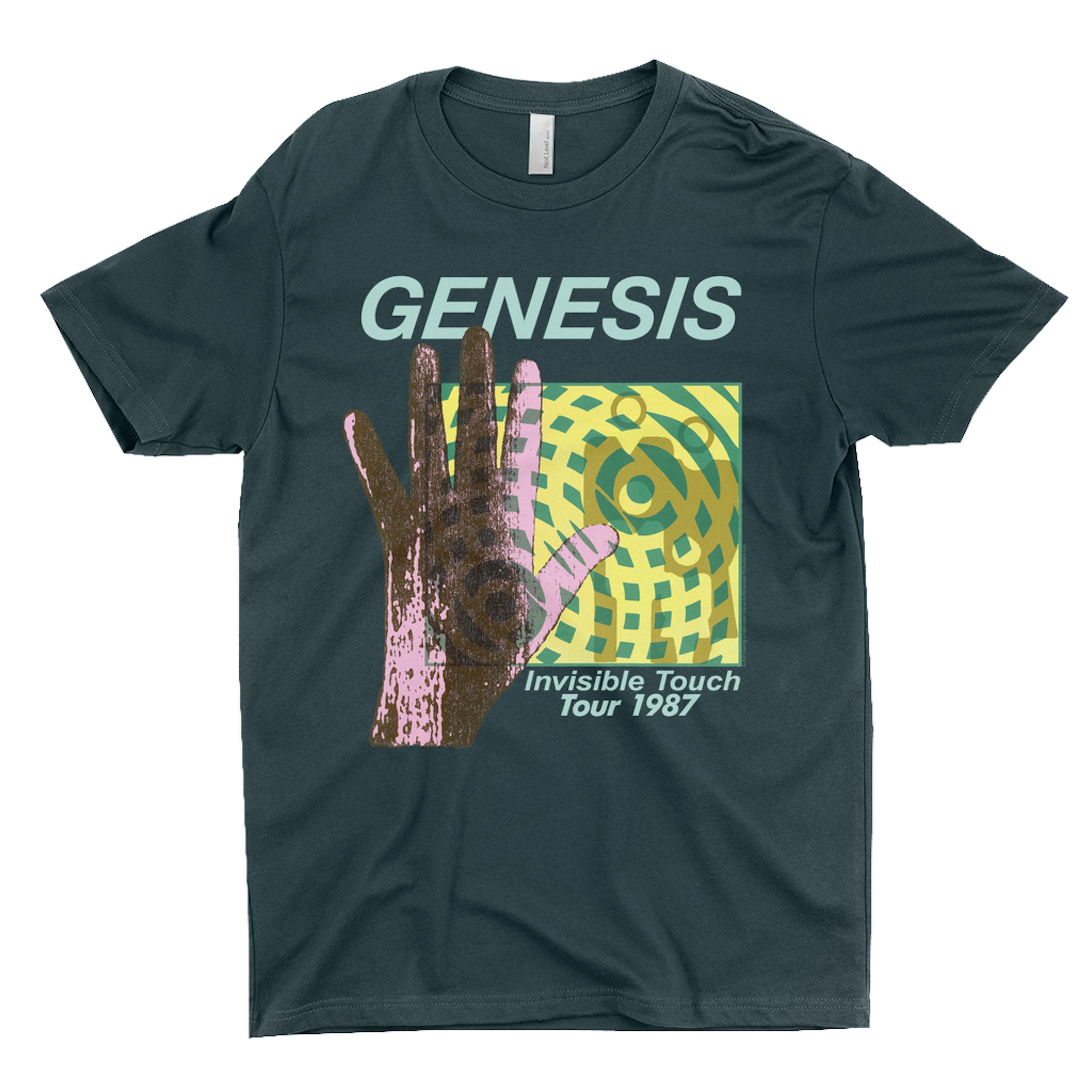 Genesis T-Shirt | Modern 1987 Invisible Touch Album Design Genesis Shirt