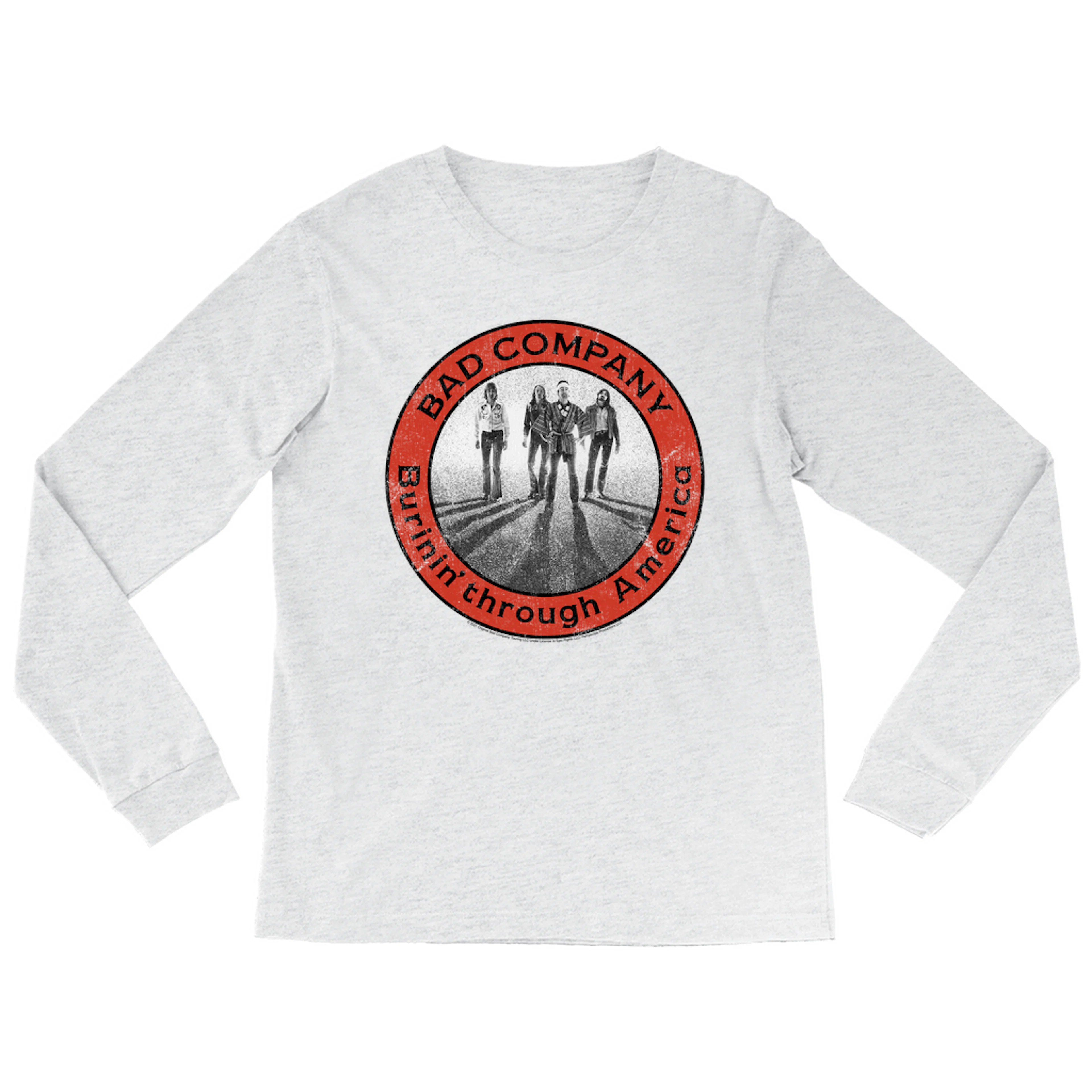 Bad Company Long Sleeve Shirt | Burnin Through America Design Bad ...