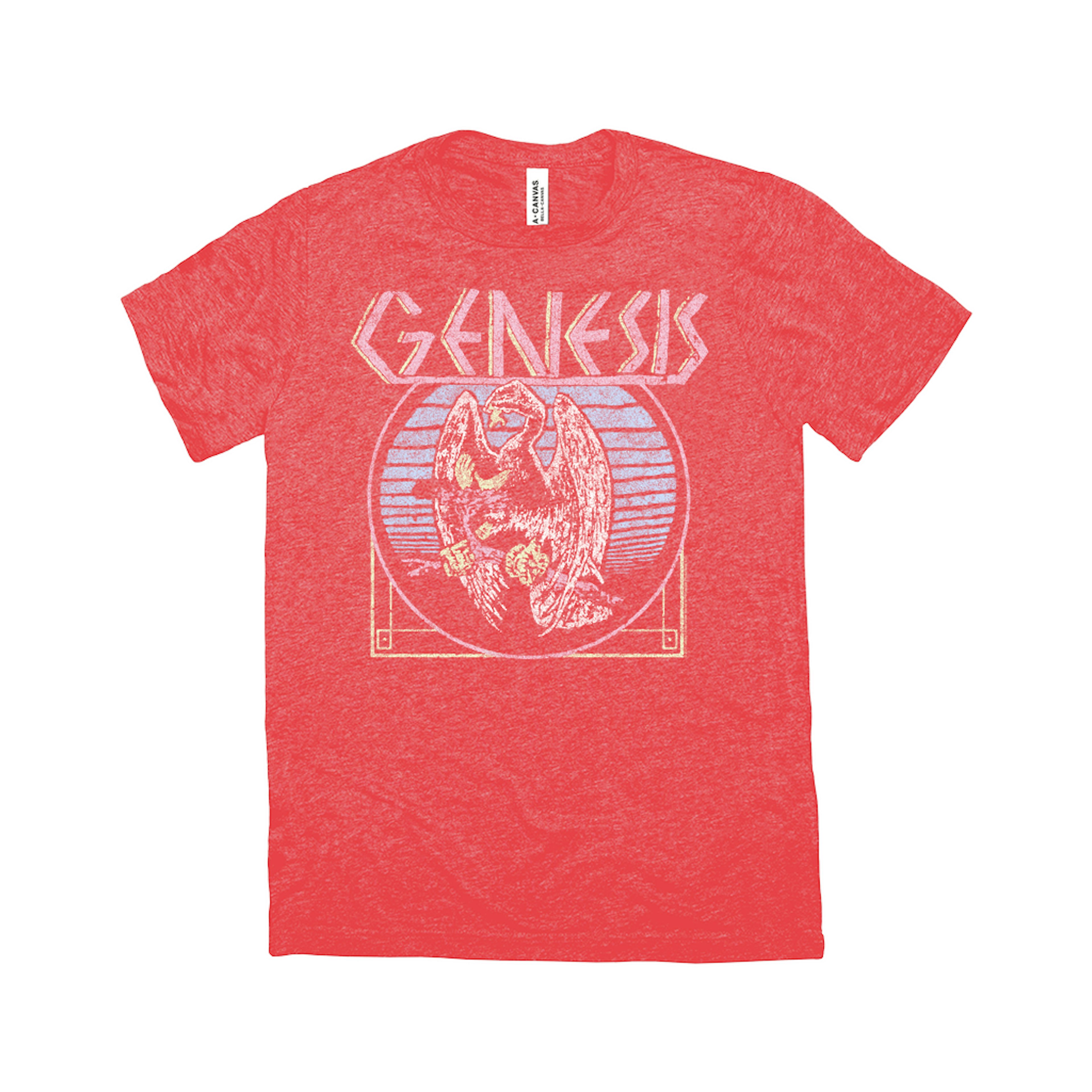 Genesis Triblend T-Shirt | Pastel Vintage Genesis Logo Distressed ...