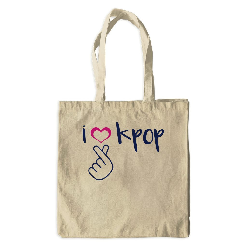 Merchbar Music Life Canvas Tote Bag | I Heart Kpop Merchbar Music Life ...