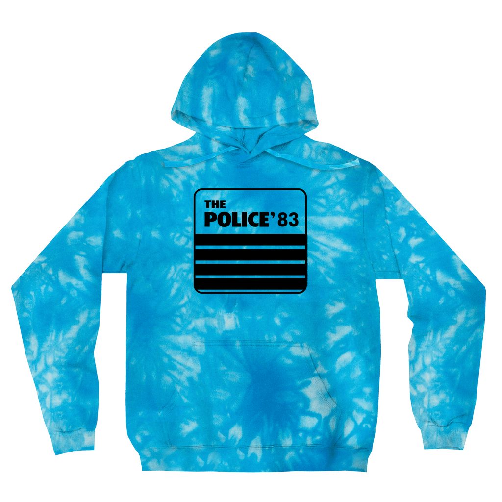 The Police Tie Dye Hoodie | The Police 1983 Concert Tour The Police ...