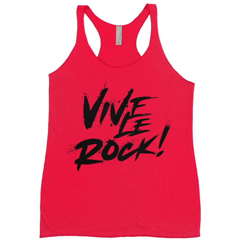 Merchbar Music Life Ladies' Tank Top | Vive Le Rock Merchbar Music Life ...